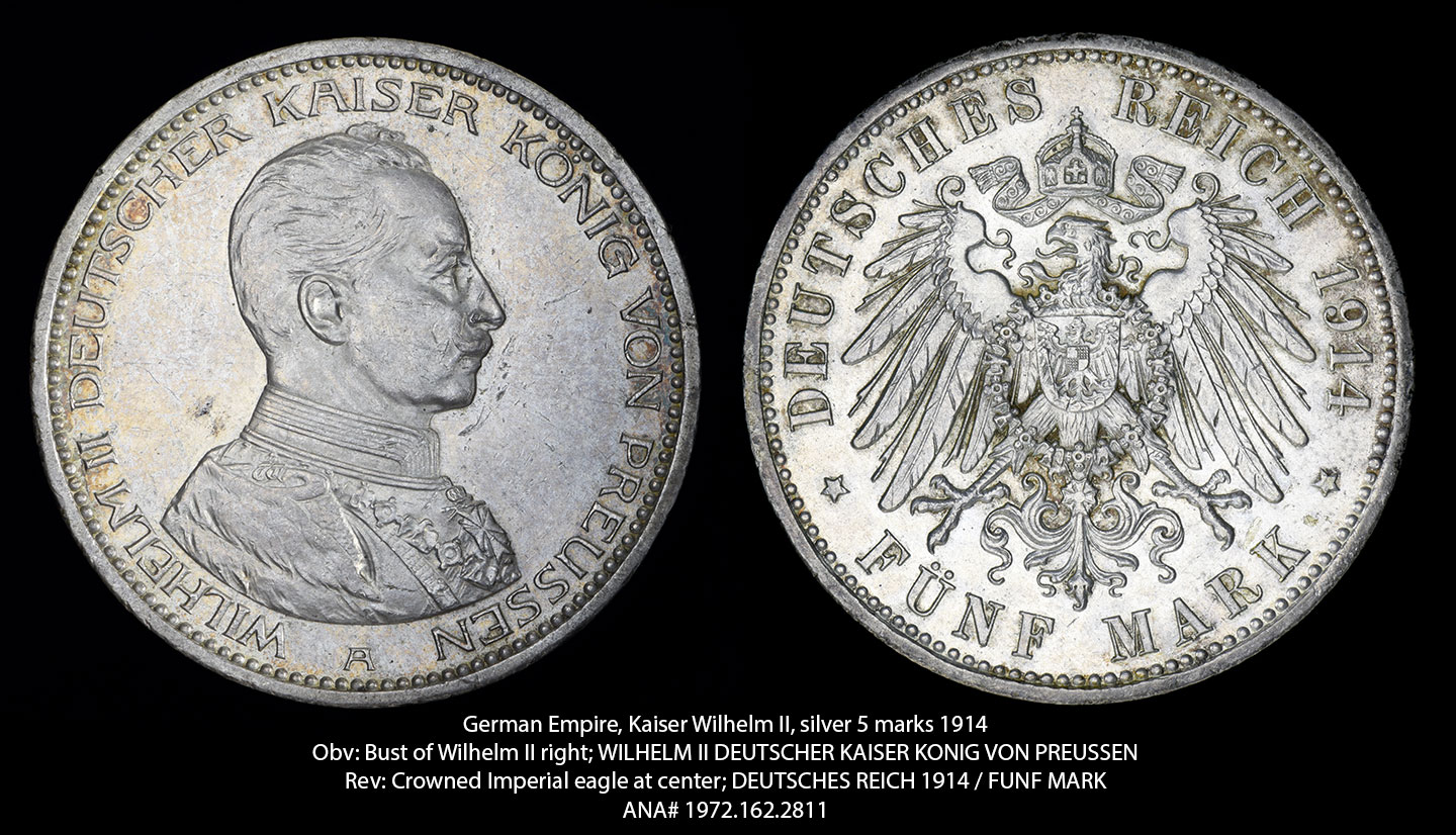 WWI - Origins - American Numismatic Association : American Numismatic ...