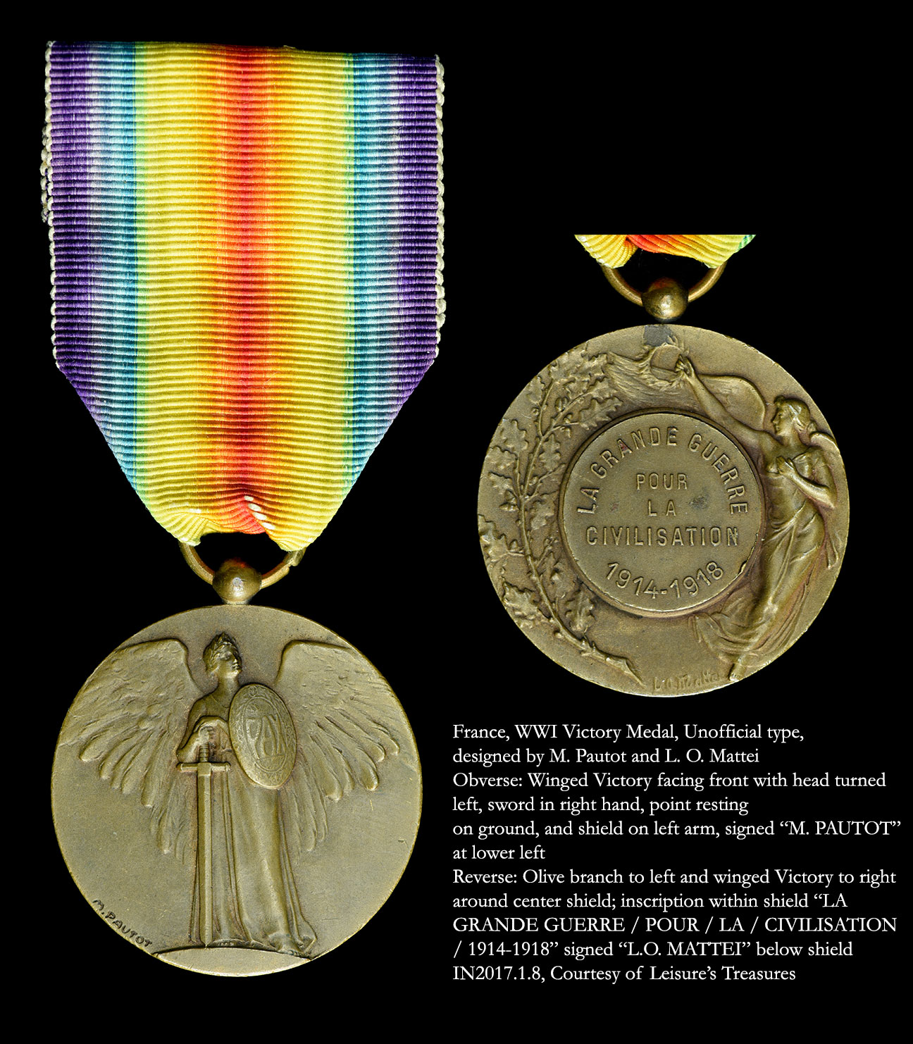 WWI - Victory Medals - American Numismatic Association : American ...