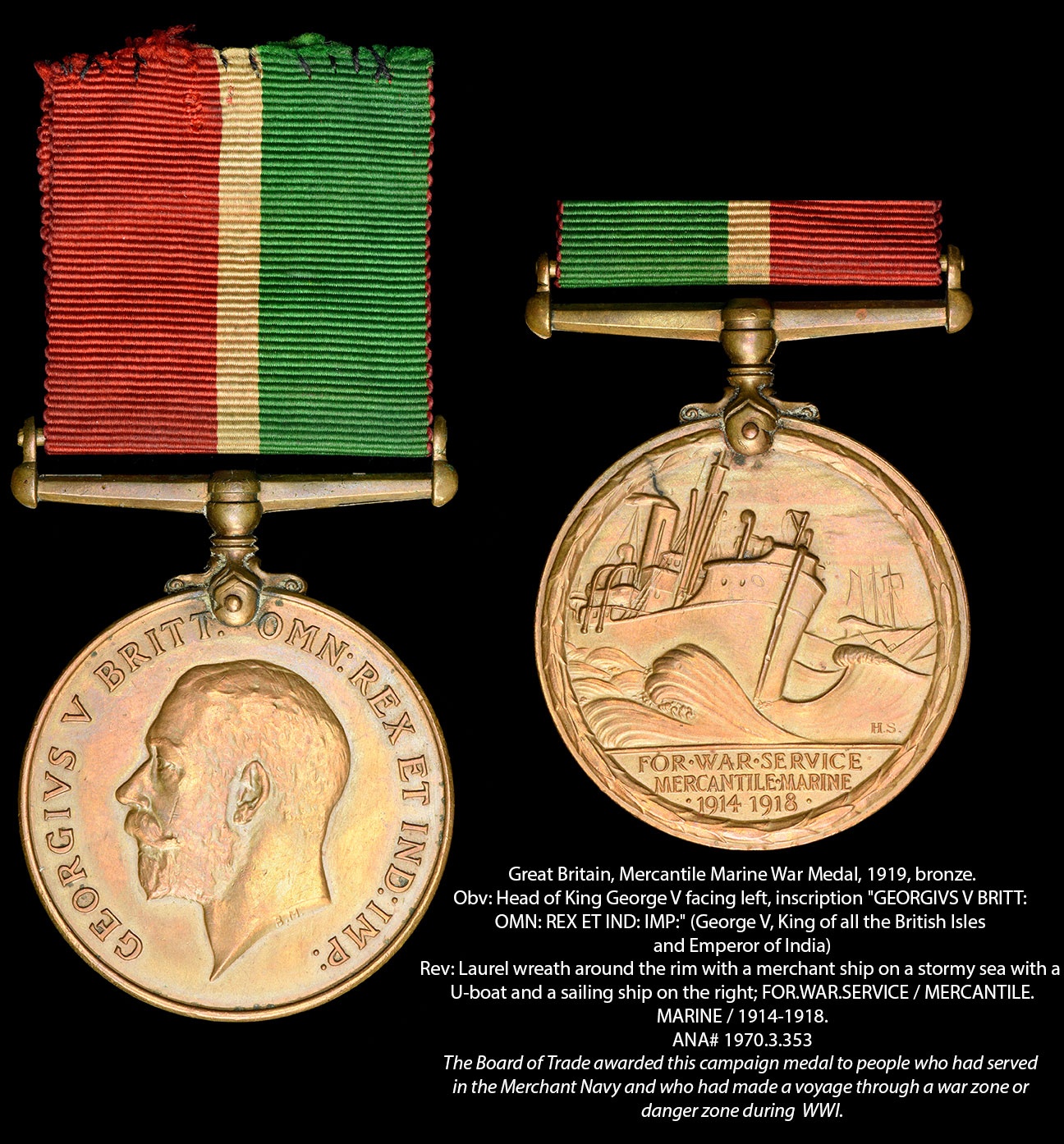 WWI - Military Decorations - American Numismatic Association : American ...