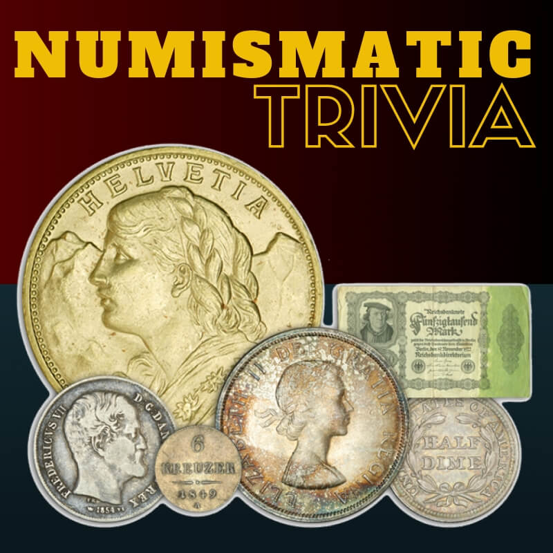 Numismatic Quizzes : American Numismatic Association