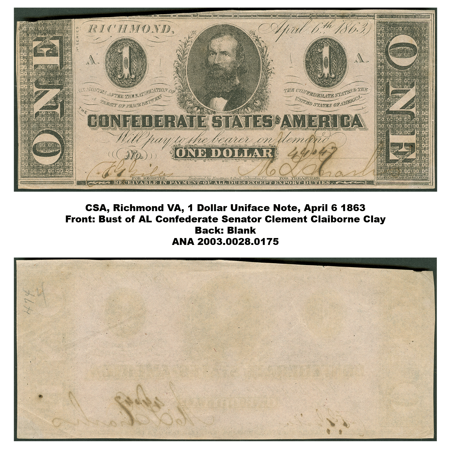 A War Fought With Paper - American Numismatic Association : American ...