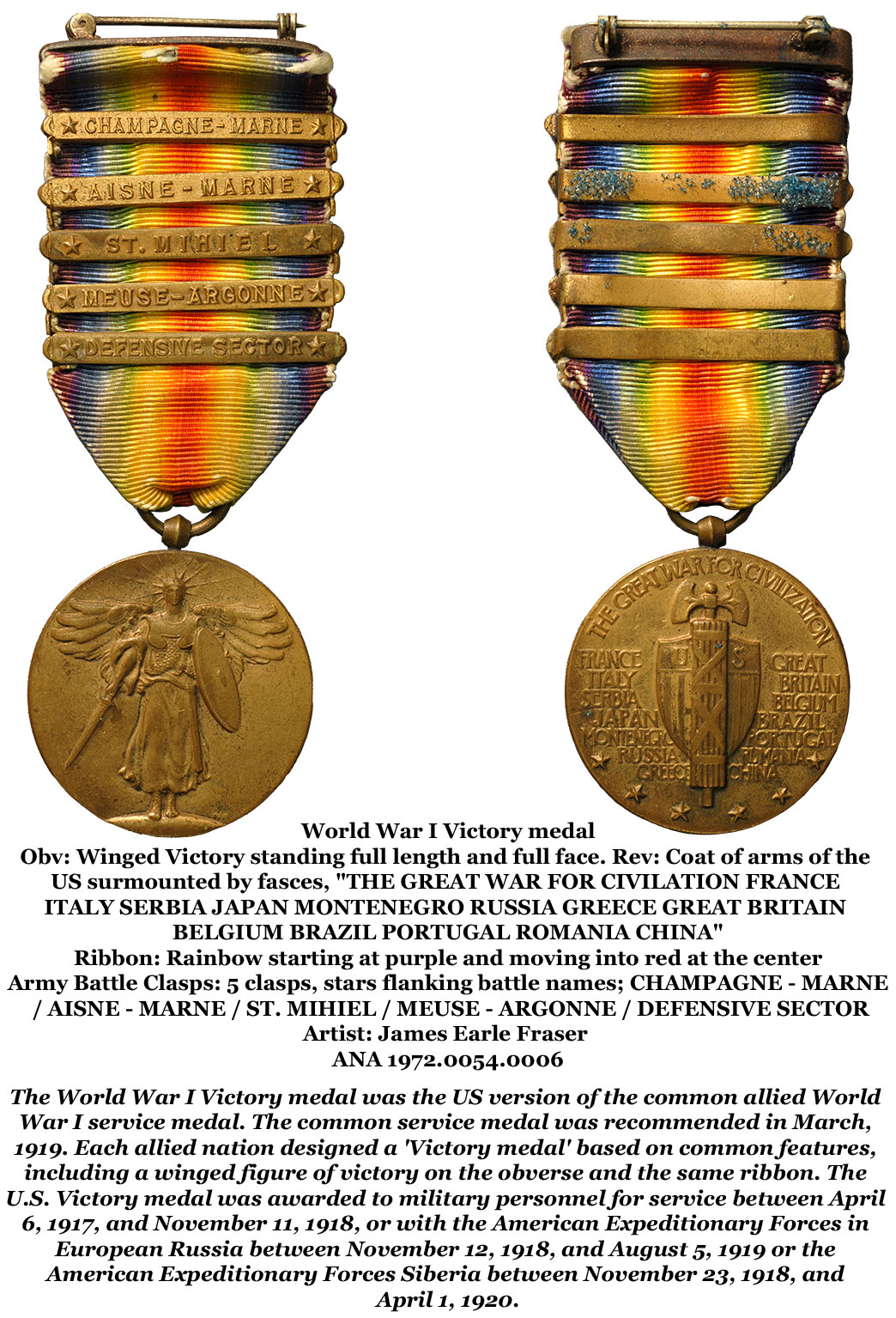 American Military Decorations and Medals - American Numismatic ...