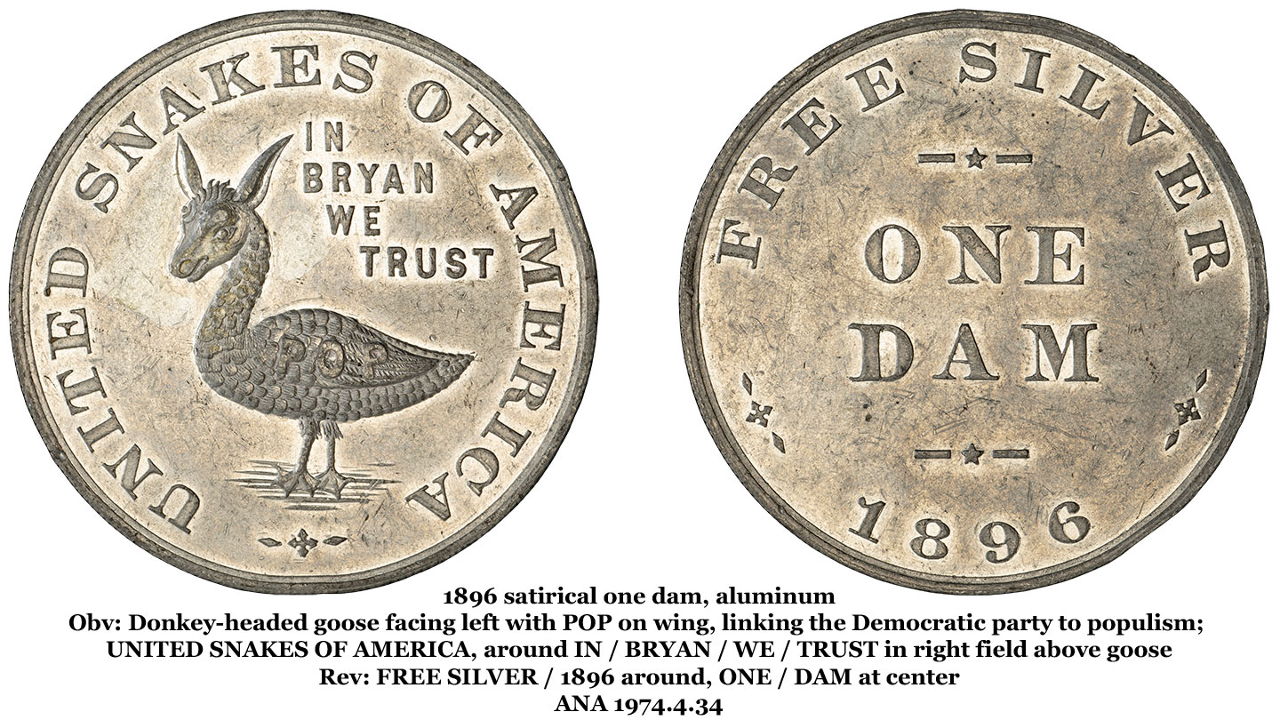 Bryan Money: Political Propaganda in Metal - American Numismatic ...
